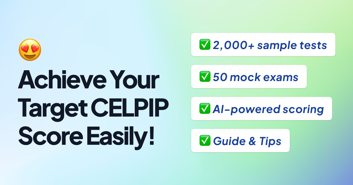 CELPIP Practice Platform | Mock Exams & Question Bank